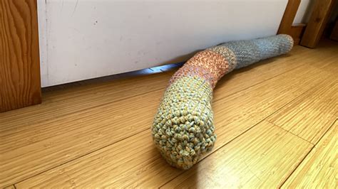 Ravelry Draft Blocker Pattern By Michael Sellick