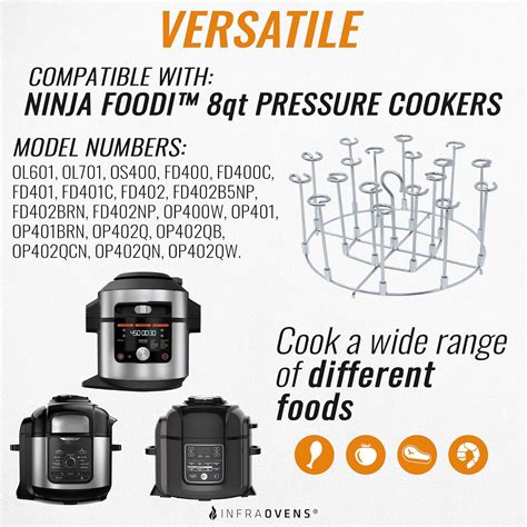 Infraovens Pressure Cooker Accessories Rack User Manual For Ninja Foodi