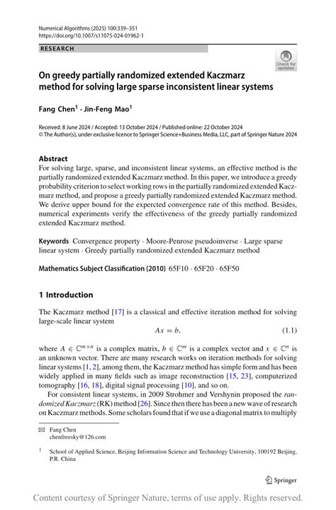 On Greedy Partially Randomized Extended Kaczmarz Method For Solving Large Sparse Inconsistent