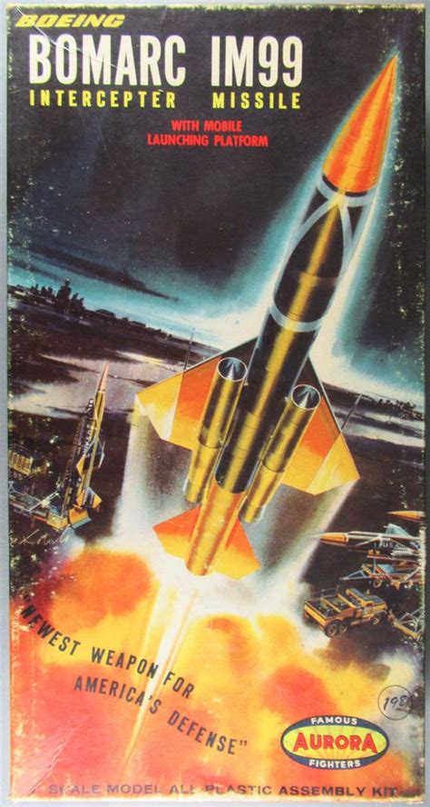 Aurora N°377 1 98 Bomarc Im99 Intercepter Missile And Mobil Lauching Plateform 1 48 Nmib