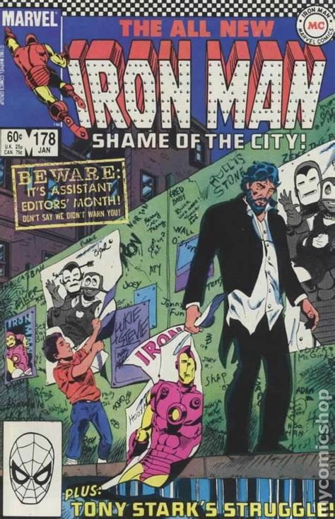 Iron Man 1968 1st Series 178 Iron Man Comic Cover Iron Man Comic