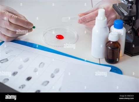 Drug Synthesis Lab Experimentnig With Pills Stock Photo Alamy