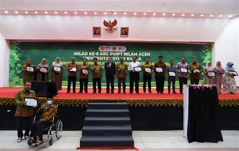 Arc Usk Peringati Milad Ke 6 Dengan Awards Dan Launching Buku Universitas Syiah Kuala