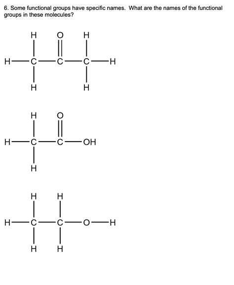 Solved Look At The Molecules Shown Below Indicate Yes Or Chegg
