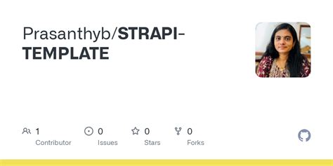 Github Prasanthybstrapi Template