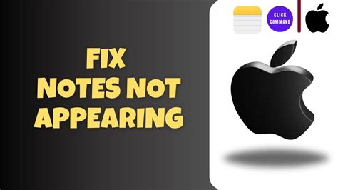How To Fix IPhone Notes Not Appearing YouTube