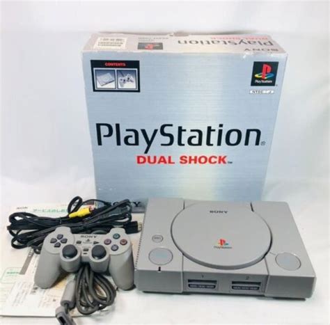 Sony Playstation 1 Ps1 Scph 7000 Console Controller Full Box Japanese Ntsc Ver Ebay