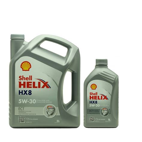 Shell Helix HX8 ECT 5W-30 Motoröl 5l Kanister + 1l Flasche ...