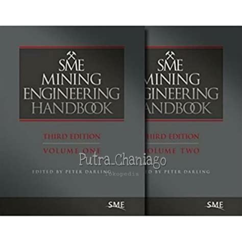 Jual Buku Sme Mining Engineering Handbook Volume 1 Dan 2 Third Edition