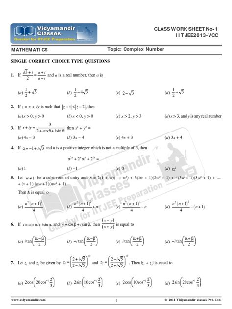 complex numbers pdf complex number algebra