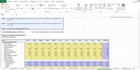 Using Excel For Business Opmtrek