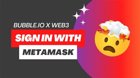 Sign In With Metamask X Web3 Youtube