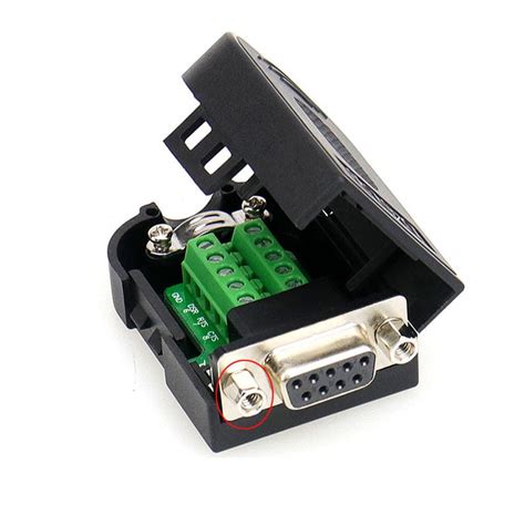 Buy Db 9 Connector 9 Pin Rs232 Male Female D Sub Serial Adapter Breakout Board Solder Free