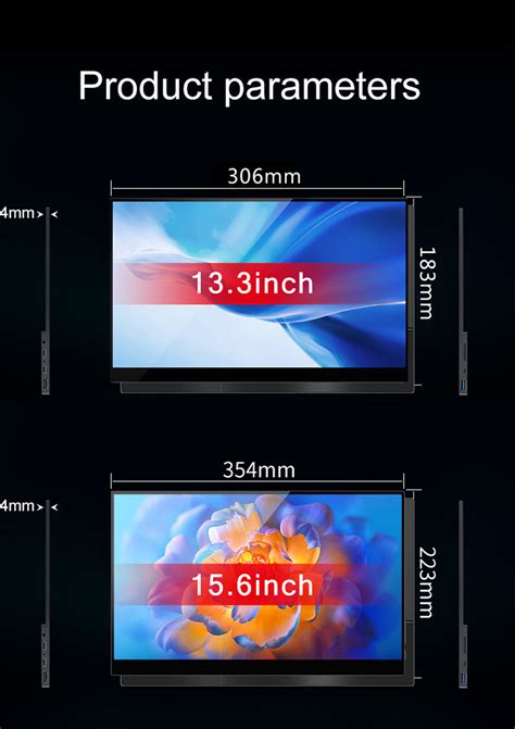 K OLED Touch Screen Portable Monitor For Pc Mac PS TEK Shanghai