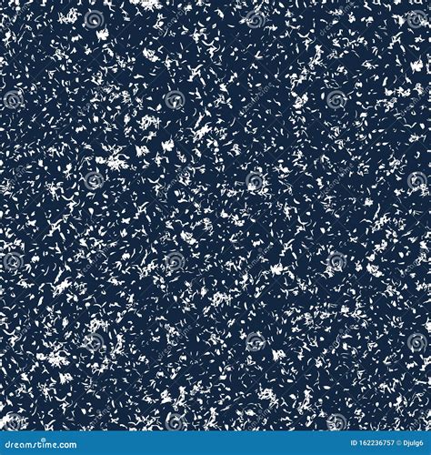 Seamless Noise Pattern Snowfall On Blue Background Abstract Grain Texture Background Vector