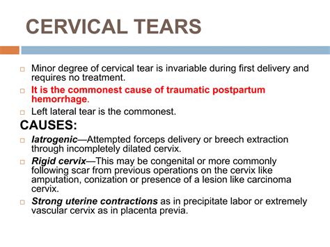 Genital Injuries And Various Degrees Of Tearpptx