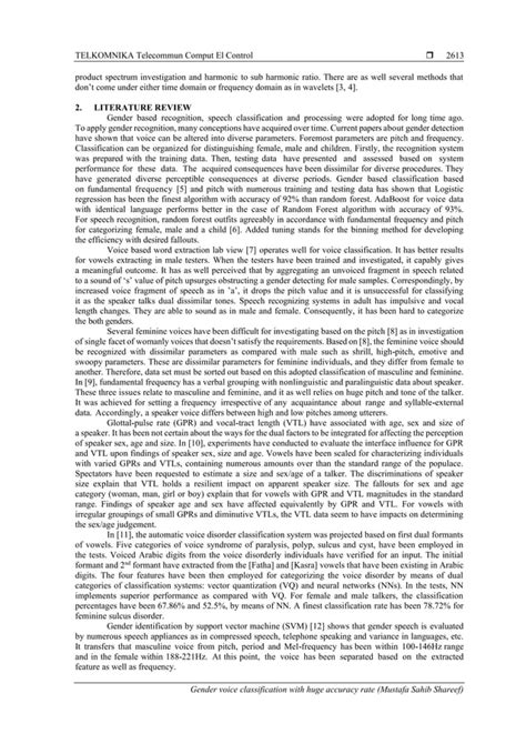 Gender Voice Classification With Huge Accuracy Rate Pdf