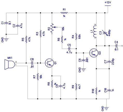 How To Build A 1 Watt Am Cw Transmitter Circuit Wiring Diagram