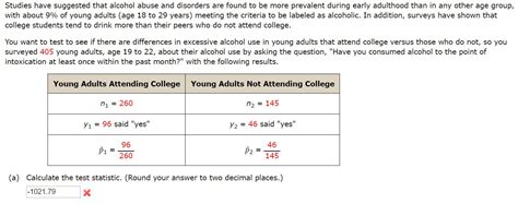 How Am I Calculating This Test Statistic Wrongly Mathematics Stack