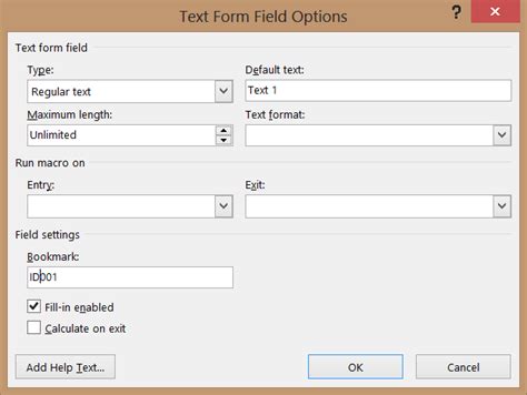 How To Insert Text Field In Word