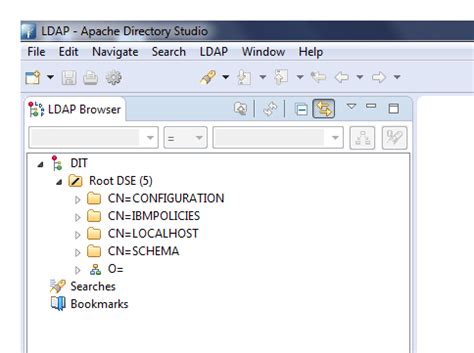 Crear conexión LDAP en Apache Directory Studio ArquitecturaIBM Consulting