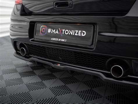 Central Rear Splitter Vertical Bars Suzuki Swift Sport Mk Maxton Design UK