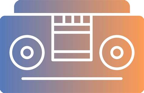 Tape Recorder Gradient Icon 36963998 Vector Art At Vecteezy