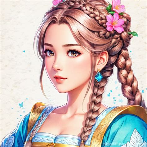 Beautiful Princess In Fantasy Art Style Stable Diffusion Online