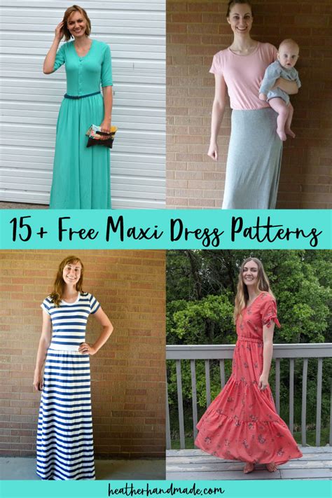 28 Free Sewing Pattern Maxi Dress Sharlynlevii