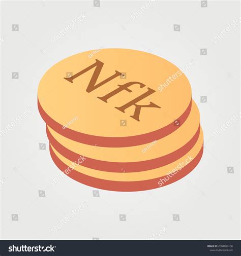 Eritrean Nakfa Eritrea Currency Symbol Coin Stock Vector Royalty Free