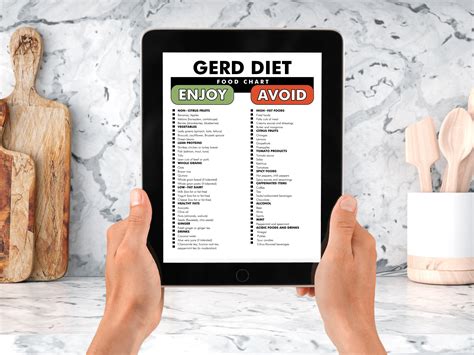 Gerd Food Chart Acid Reflux Food Guide Gastritis Food List Download