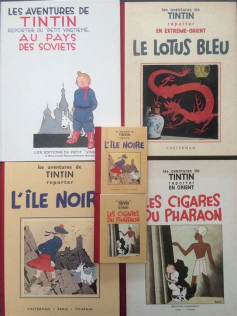 Tintin T1 T4 T5 T7 6x Fac Simile Nandb 6x C Catawiki