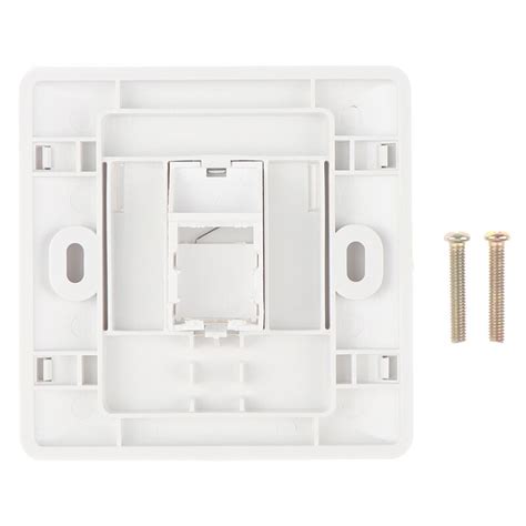 86 Type Single Port Rj45 Wall Flat Face Plate Ethe Vicedeal