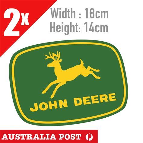 Large John Deere Decals