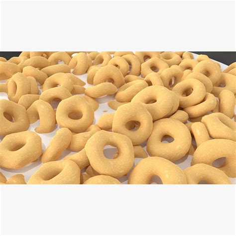 Bowl Of Honey Cheerios With Milk 3d Model Download Meal On