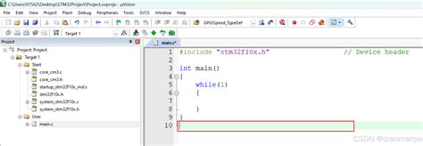 基于stm32f10x 新建keil5工程keil中的stm32f10xh 在哪里 Csdn博客
