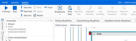 No Values In The Locals Immediate Watch Panels Studio UiPath Community Forum