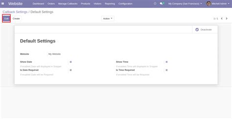 Odoo Website Request For Callback Odoo Callback Request Form