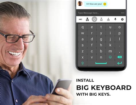 Large Keyboard Big Button Keypad Voice Typing For Android Download