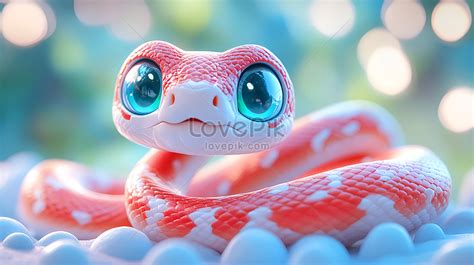 귀여운 만화 뱀 일러스트 무료 다운로드 Lovepik