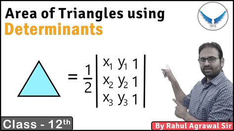 Finding The Area Of A Triangle Using Determinants