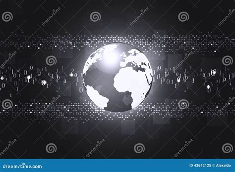 Binary Code Numbers Stock Illustration Illustration Of Computer 43642125