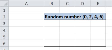 Excel Formula Random Number From Fixed Set Of Options Excelchat