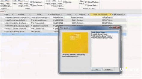 Parameter Queries In Microsoft Access 2013 Youtube