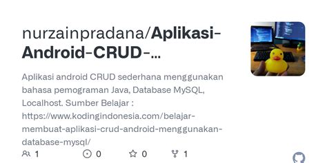 Github Nurzainpradanaaplikasi Android Crud Sederhana Dengan Mysql