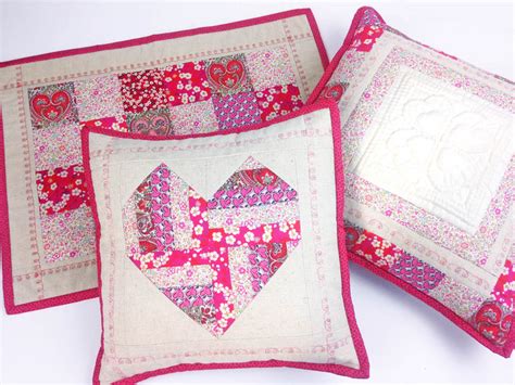 Liberty Fabric Valentine Projects — Patchwork And Trapunto