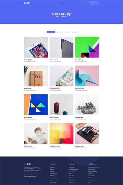 Oppi Multi Niche App Showcase Wordpress Theme Website Design Wordpress Wordpress Web Design