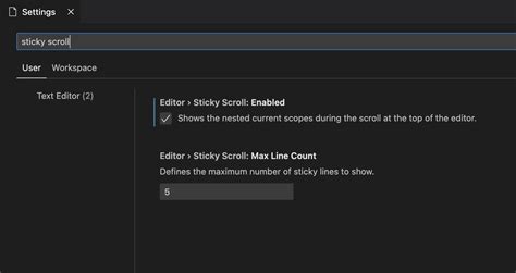 vscode 꿀 기능 sticky scroll