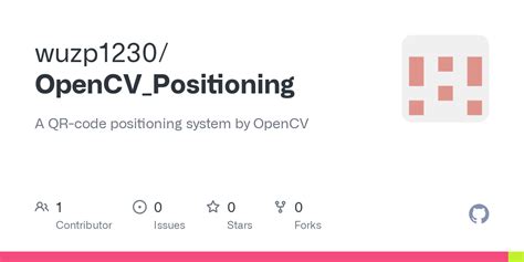 GitHub Wuzp OpenCV Positioning A QR Code Positioning System By OpenCV