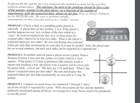 Solved Problems 3 4 And 5 Are To Be Stochastically